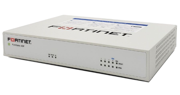 נתב מאובטח Fortinet Fortigate 40F Router Firewall 1XWAN 4X RJ45 – CyberLink